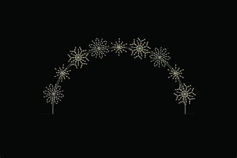 Snowflake Arch Holiday Outdoor Decor