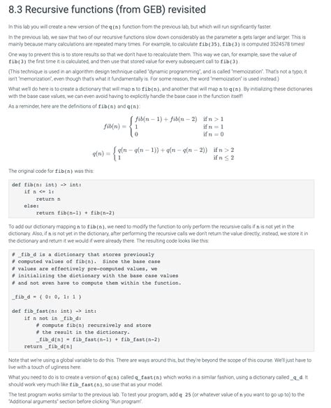 Solved 83 ﻿recursive Functions From Geb ﻿revisitedin This