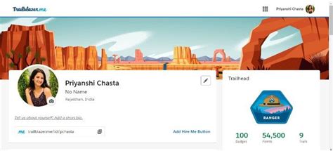 Priyanshi Chasta On Linkedin Trailhead Salesforce Ranger Trailblazer Trailblazercommunity