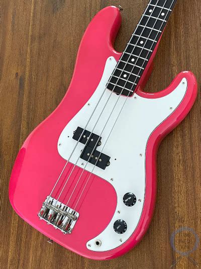 Yamaha Precision Bass Hot Pink Mij 1985 Model Pb Tumbex