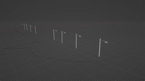 How Can I Project 3d Objects With The Instance On Points Node Perpendicular To An Adjacent Line