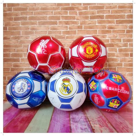 ♟ส่งเร็วจากกทม ลูกฟุตบอลหนังลายสโมสร เบอร์ 5 แถมเข็มสูบลม ตาข่ายใส่ลูกบอล แมนยู ลิเวอร์พูล เชล