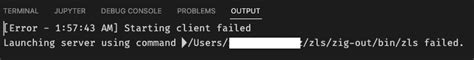 on mac os m1 path for zls binary is correct yet it keeps failing to