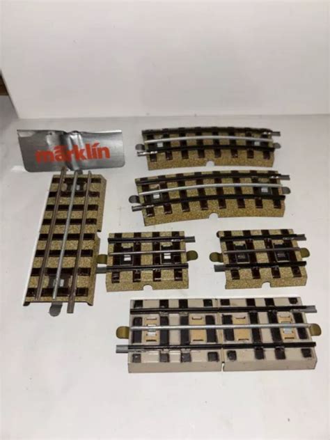 MÄRKLIN H0 00 AC 6x Ausgleichsstück Trenngleis M Gleis für 3600 800 Vorkrieg EUR 24 00