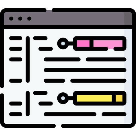 Code Special Lineal Color Icon