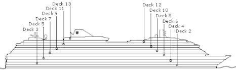 Brilliance Of The Seas Deck Plans Layout And Maps Of The Brilliance Of