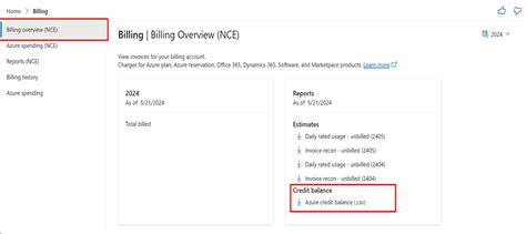 Azure 信用额度优惠余额 Partner Center Microsoft Learn