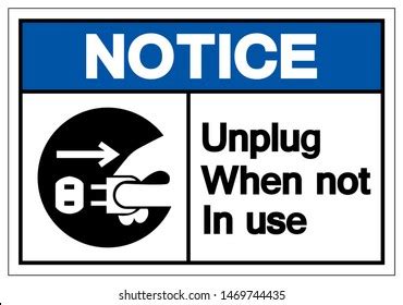 50 Unplug Notice Images Stock Photos Vectors Shutterstock