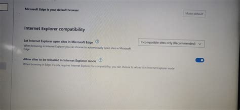 Has Anyone Tried Enabling Ie Mode On Ms Edge Htmd Forum