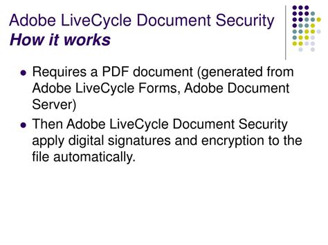 Ppt Adobe Livecycle Document Security Powerpoint Presentation Free