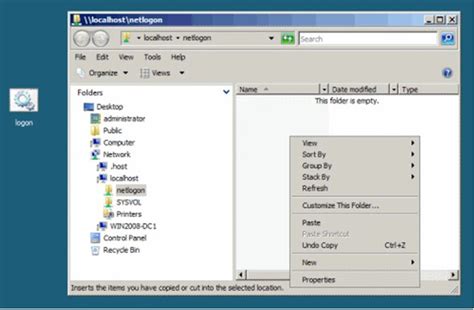 Logon Script Location Server 2008 To Carry Out