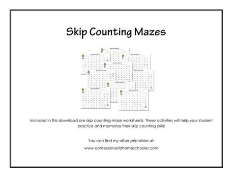 Skip Count Mazes Ppt