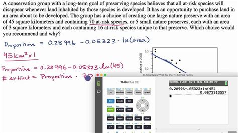 Worked Example Of Linear Regression Using Transformed Data Ap
