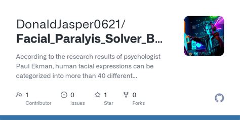 Github Donaldjasper0621facialparalyissolverbeta According To The Research Results Of