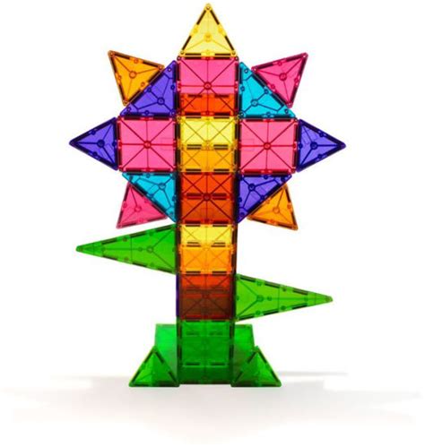 Magna Tiles Classic 74 Piece Magnetic Construction Set The Original