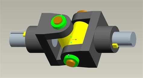 Universal Coupling Pro Engineer Wildfire D CAD Model GrabCAD