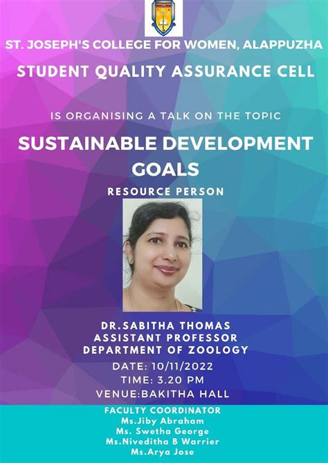 Sabitha Thomas On Linkedin Thank You Team Sqac St Josephs College