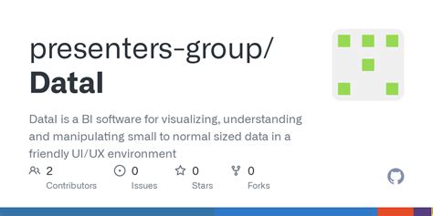 Github Presenters Groupdatai Datai Is A Bi Software For Visualizing