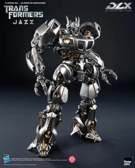 Threezero Transformers Dlx Scale Collectible Series Jazz Action Figure