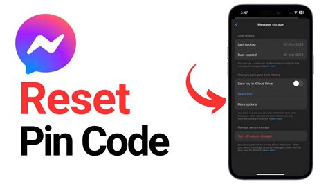 How To Reset Pin Code In Messenger YouTube
