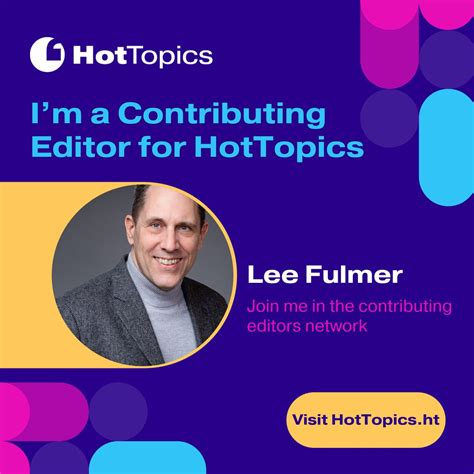 Lee Fulmer On Linkedin Hottopics Cioinsights Cdo Cmoinsights