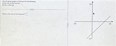 Solved Use The Gven Graph To Find Each Of The Following A