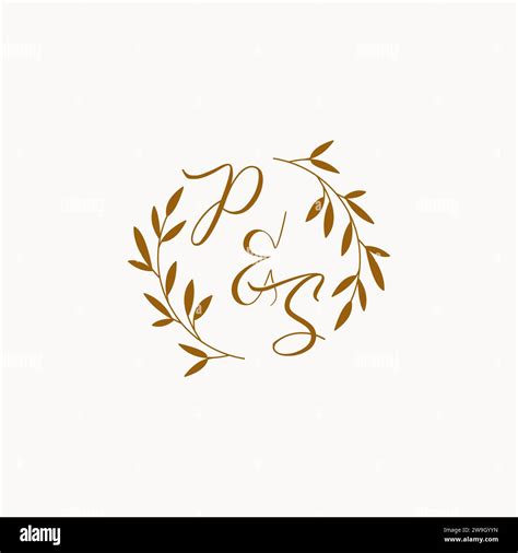 Ps Initials Logo Stock Vector Images Alamy