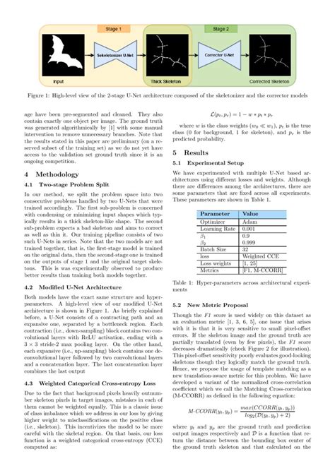 Binary Image Skeletonization Using 2 Stage U Net Deepai