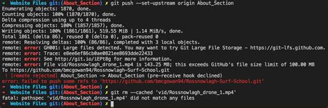 Html Cannot Push To Github Because Of Large Files Stack Overflow