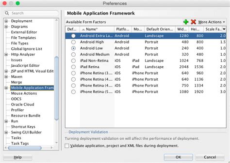Oracle Jdeveloper 12c 1213 Tutorials Setting Up Mobile Application Framework
