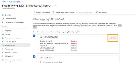 Azure Active Directory SSO Blue Billywig Help Center