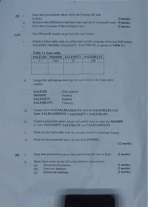 Neco 2024 Data Processing Practical Questions And Answers
