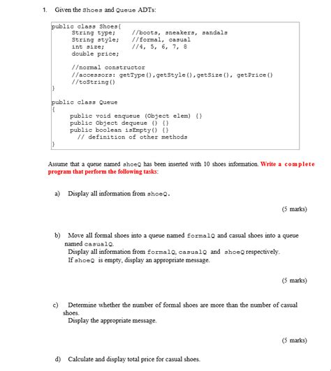Solved The Output For Question E Must Display The FormalQ Chegg