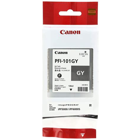 Original Canon Pfi 101 130ml Gray Ink Cartridge Doorstepink
