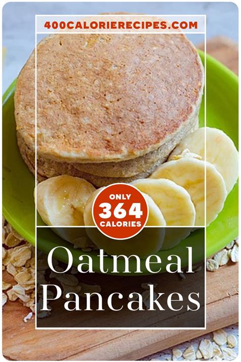 Healthy Oatmeal Pancakes