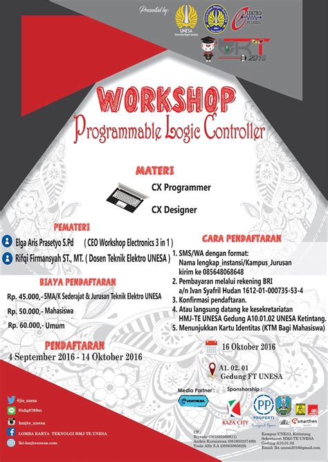 Workshop Plc 2016 Workshop Electronics 3 In 1 Road To Campus Edukasi Elektronika
