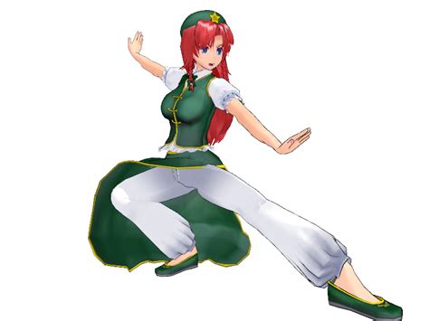 Mmd Touhou Hong Meiling By Theendgamelv3 On Deviantart