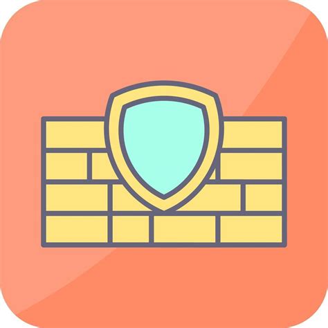 Firewall Vector Icon Vector Art At Vecteezy