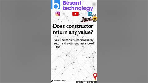 does constructor return any value by java youtube