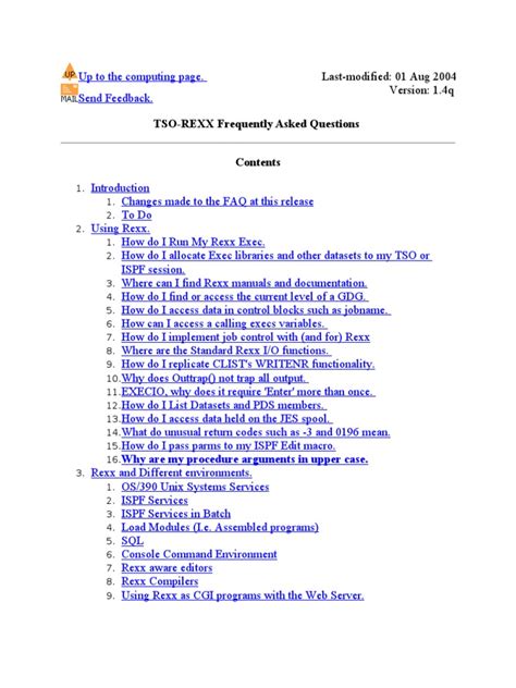 rexx faq s pdf command line interface subroutine