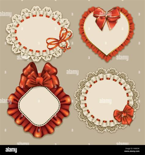 Set Of Elegant Templates Frame Design Stock Vector Image Art Alamy