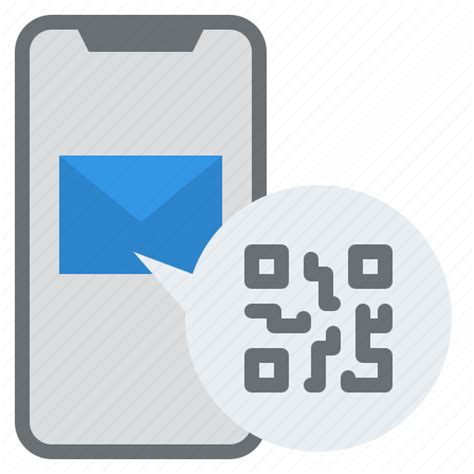 Pop Up Qr Code Phone Message Read Icon Download On Iconfinder