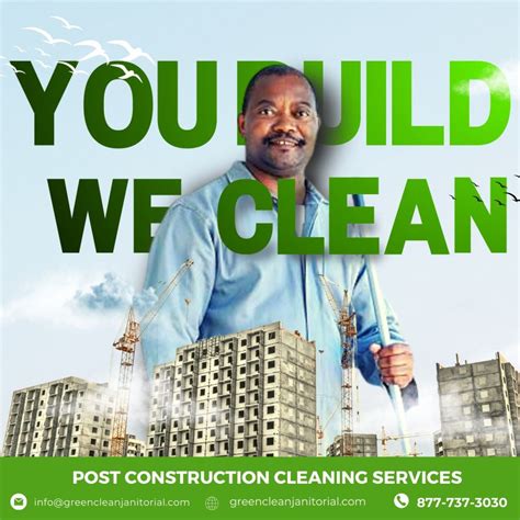 Make Your Construction Site Safe And Spotless With Green Clean