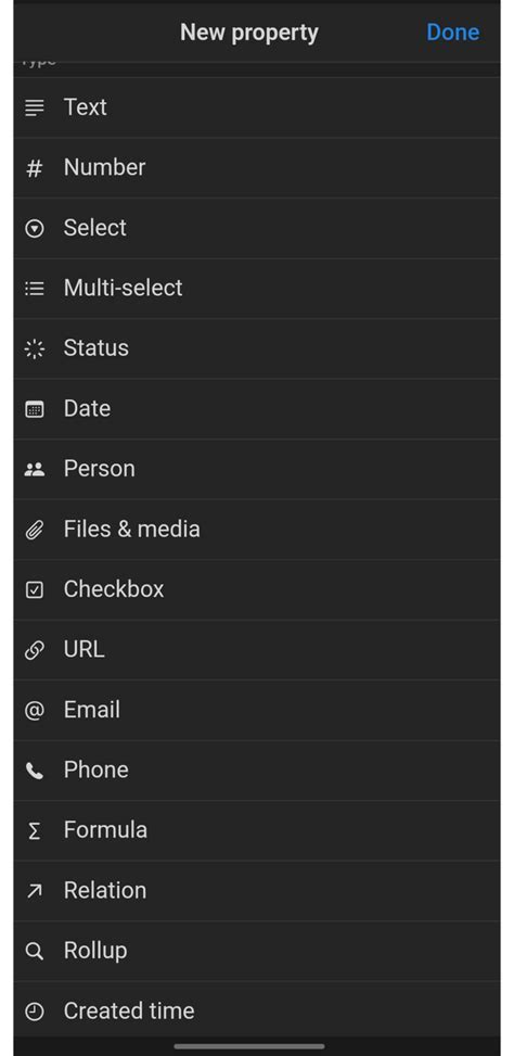 how to link page as database property r notion