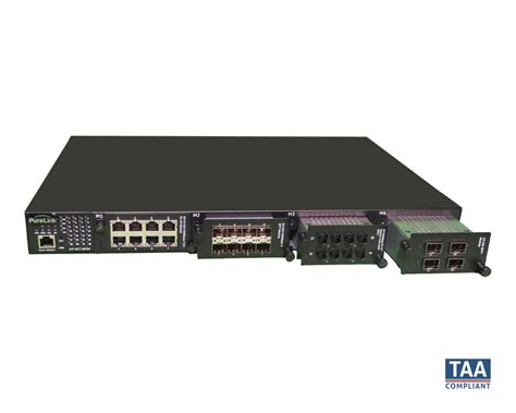 Layer 3 Modular 4 Port Media Hub With AVB PureLink AV