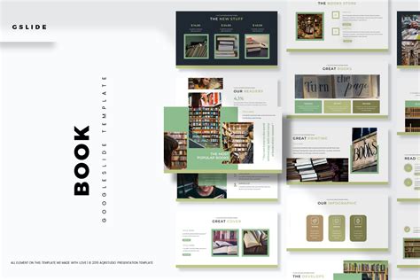 Book Google Slides Template By AQR Studio On Creativemarket Google Slides Template Most