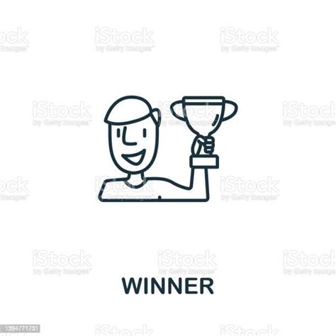 성공 컬렉션의 승자 아이콘입니다 간단한 라인 요소 템플릿 웹 디자인 및 인포 그래픽을위한 승자 기호 리더십에 대한 스톡 벡터 아트 및 기타 이미지 Istock