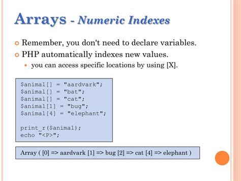 ppt php scripting arrays strings and files tutorial powerpoint