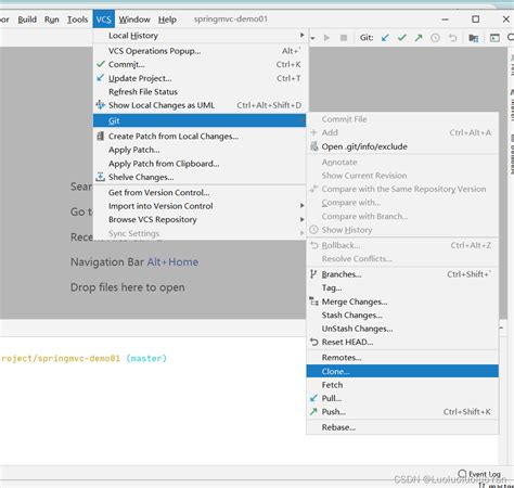 Idea中配置git及一些基础操作——推送、克隆等idea上传项目到github上面为什么要克隆 Csdn博客