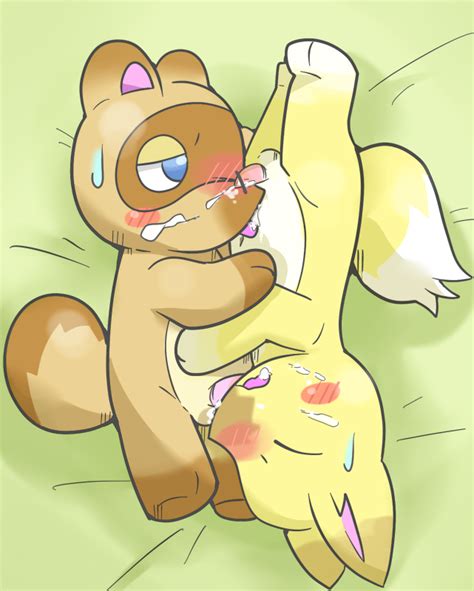 Rule 34 69 After Sex Animal Crossing Anthro Barefoot Blush Canine